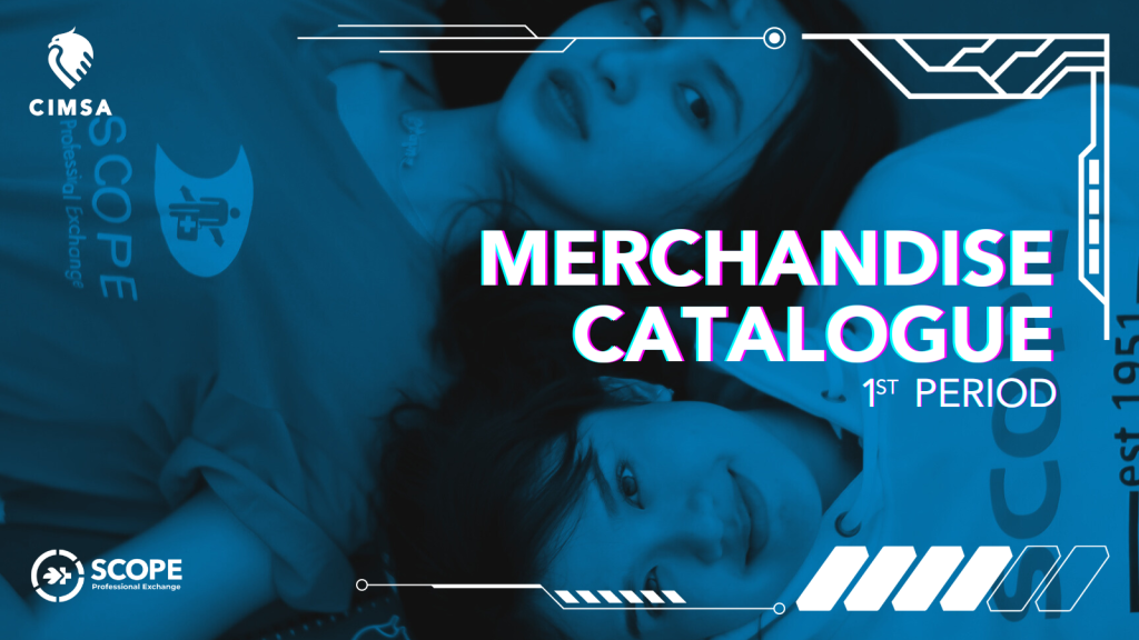 SCOPE CIMSA MERCHANDISE CATALOGUE AND MERCHANDISE PRE-ORDER 1ST PERIOD - SCOPE