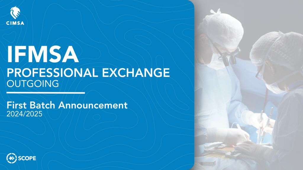 EXCHANGE ANNOUNCEMENT: FIRST BATCH 2024/2025 - SCOPE