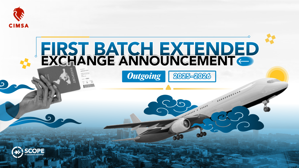 FIRST BATCH EXTENDED PROFESSIONAL EXCHANGE ANNOUNCEMENT 2025-2026 - SCOPE